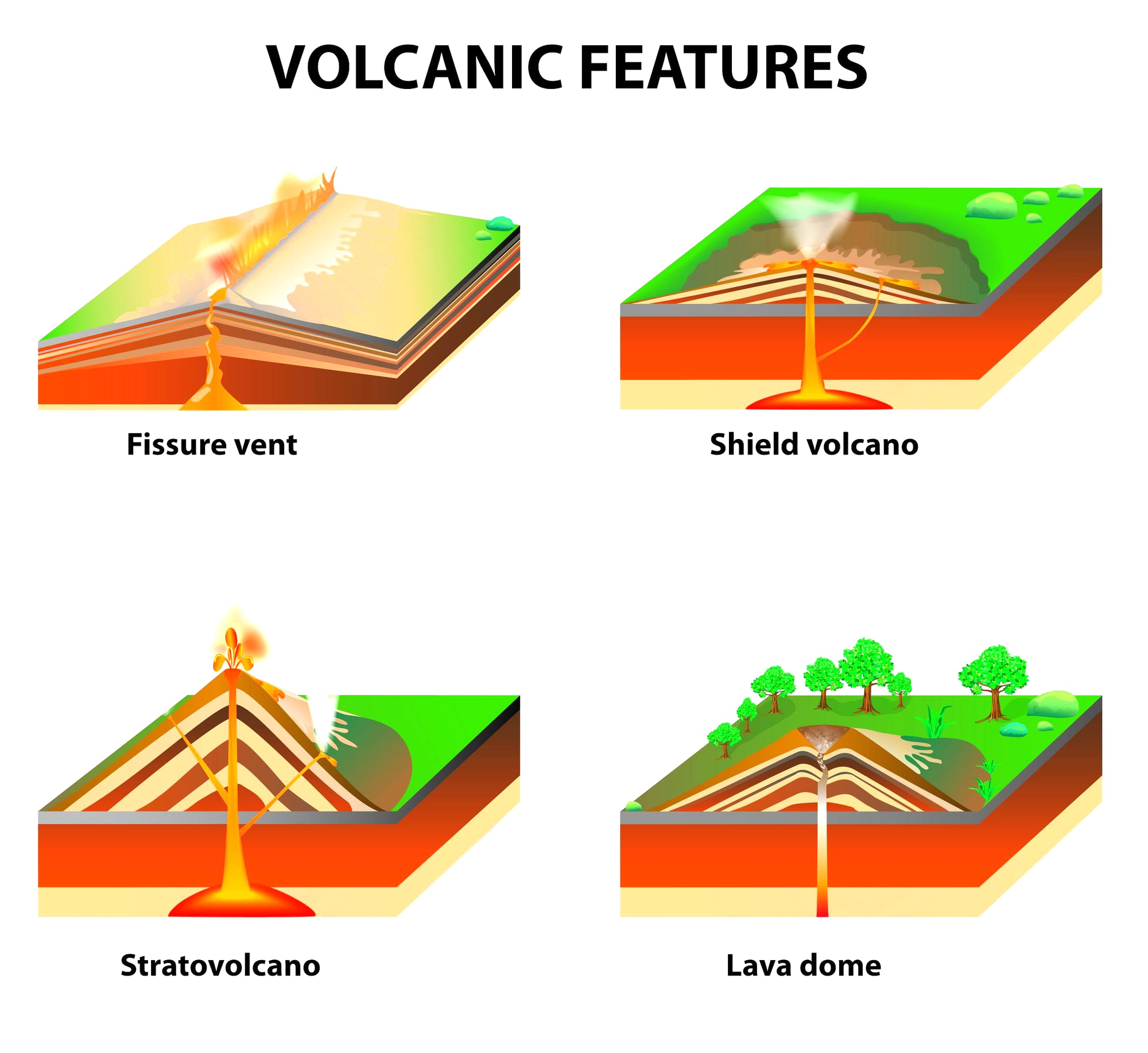 Explore Types of Volcanoes and Eruptions