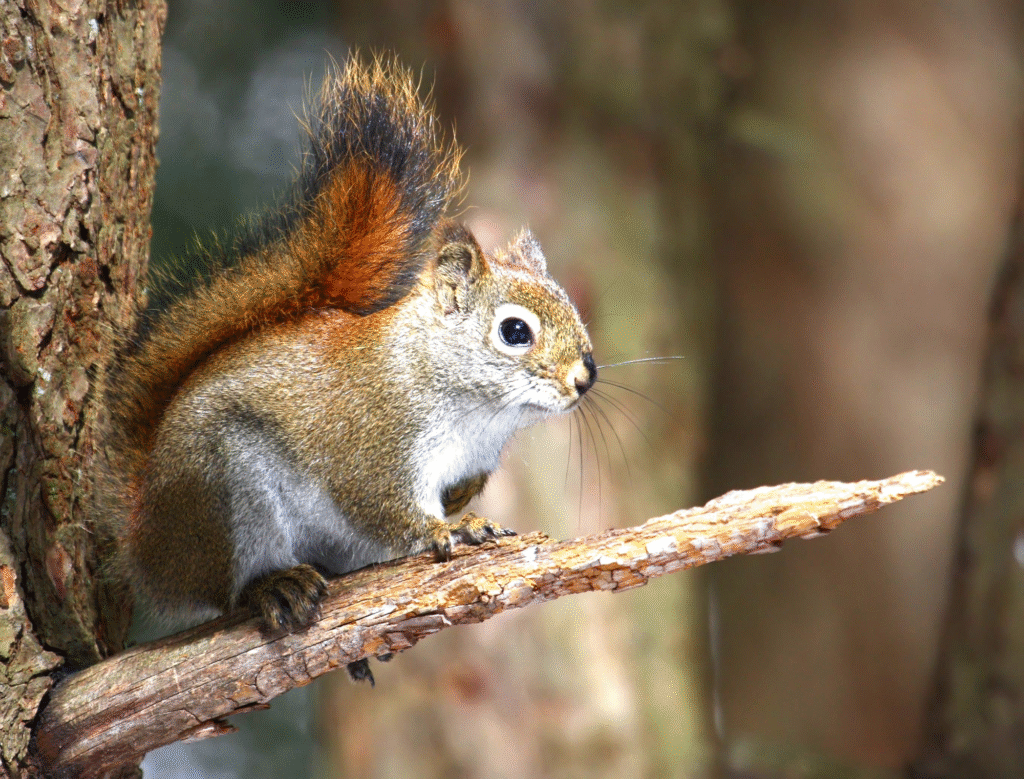 Discover the American Red Squirrel: Size, Behavior and Fun Facts